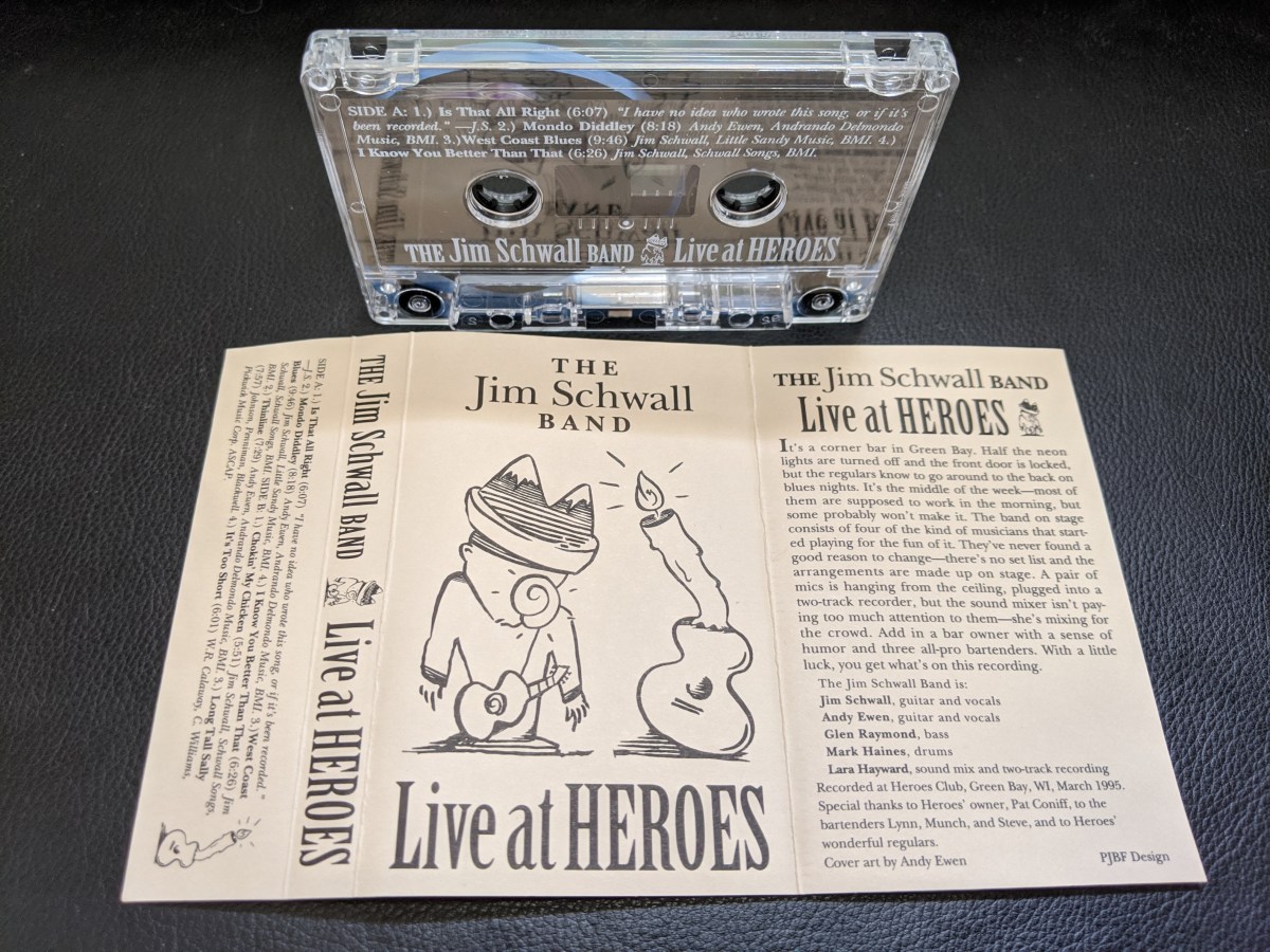 Cassette Rewinds: The Jim Schwall Band – Live At Heroes – The Aural ...