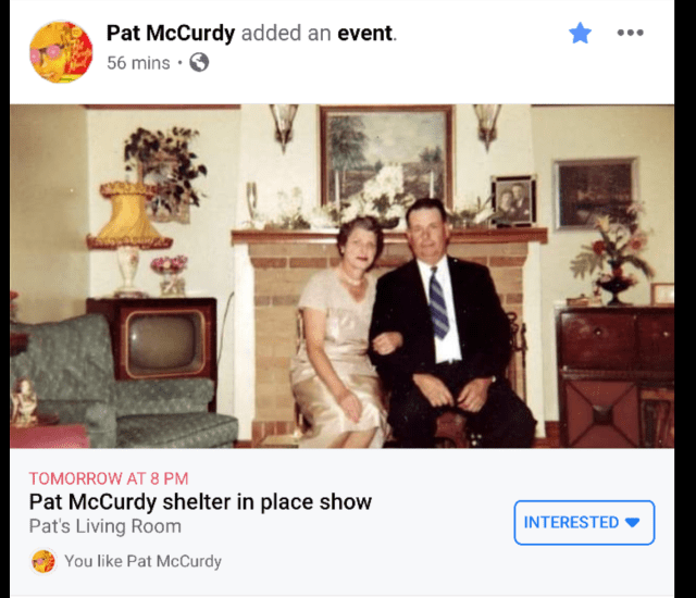 The Weirdest Pat McCurdy Show I Ever Saw – Or – “Pandentertainment ...