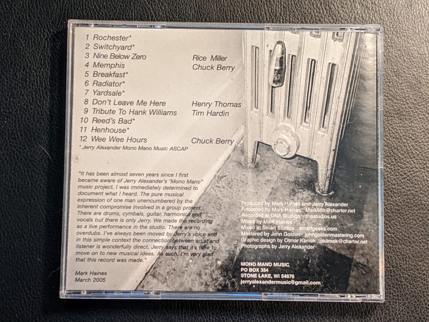 Jerry Alexander – “Radiator” – The Aural Retentive