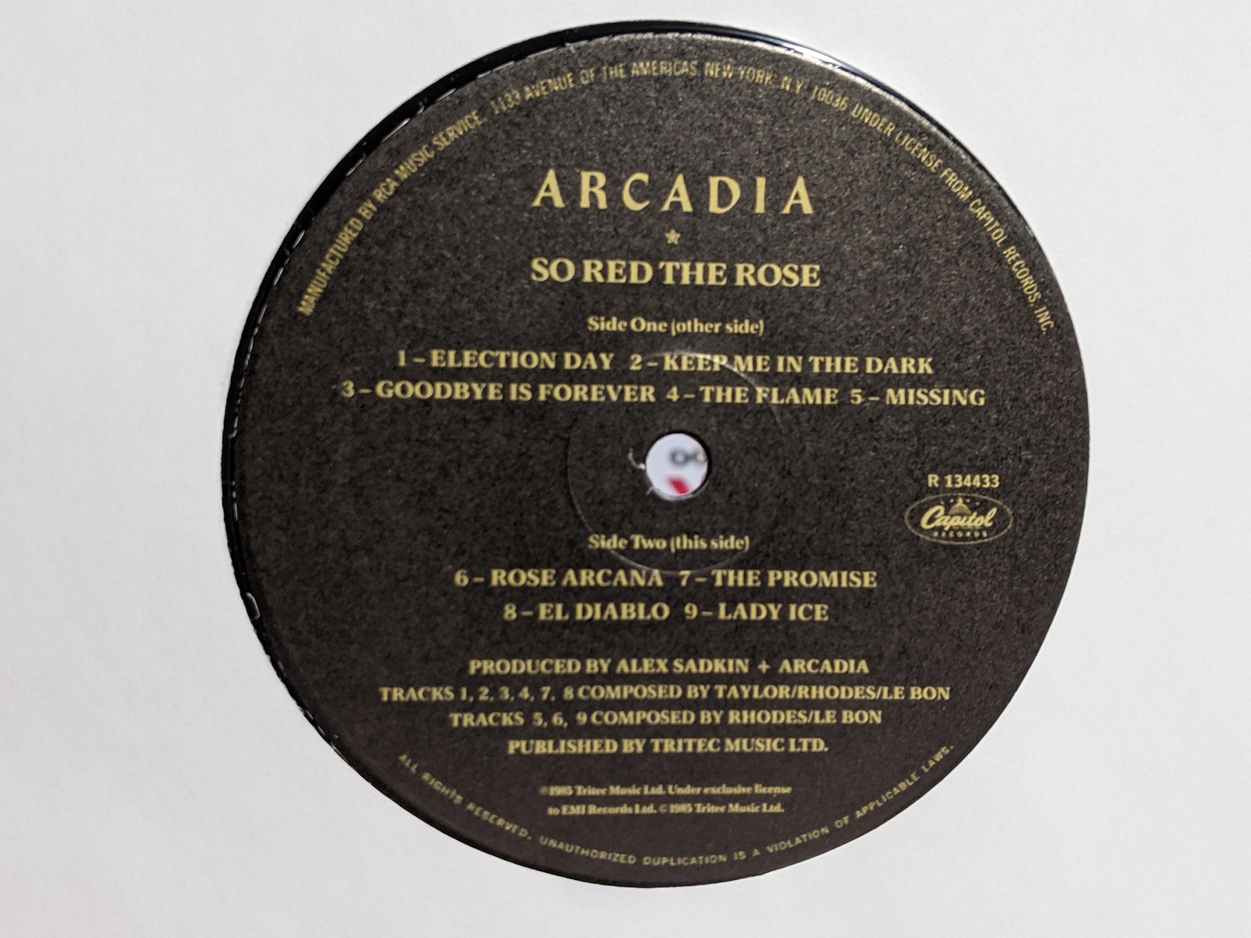 Arcadia – Election Day – The Aural Retentive