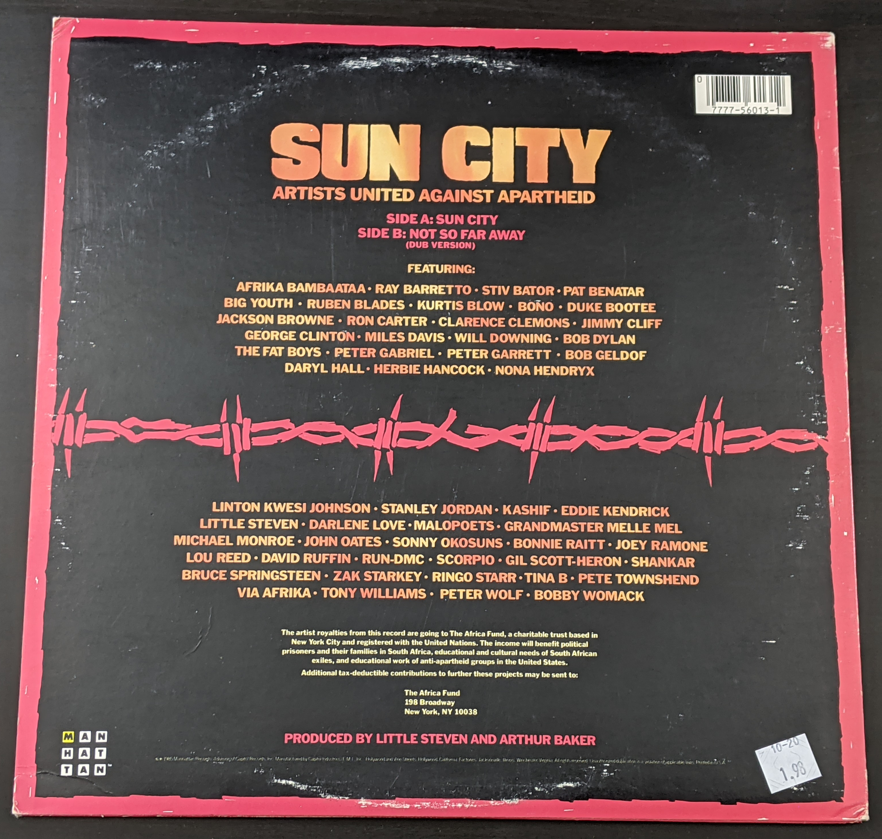 Revisiting The Sun City Album – 1985 – The Aural Retentive